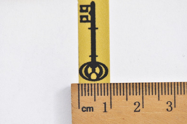 Key Adhesive Washi Tape 10mm X 10m Long No.13019 - Etsy