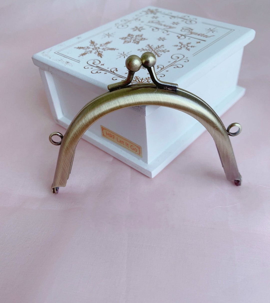 9.2cm (4") Bronze Purse Frame Glue in Style 9.2cm X 5cm - Etsy