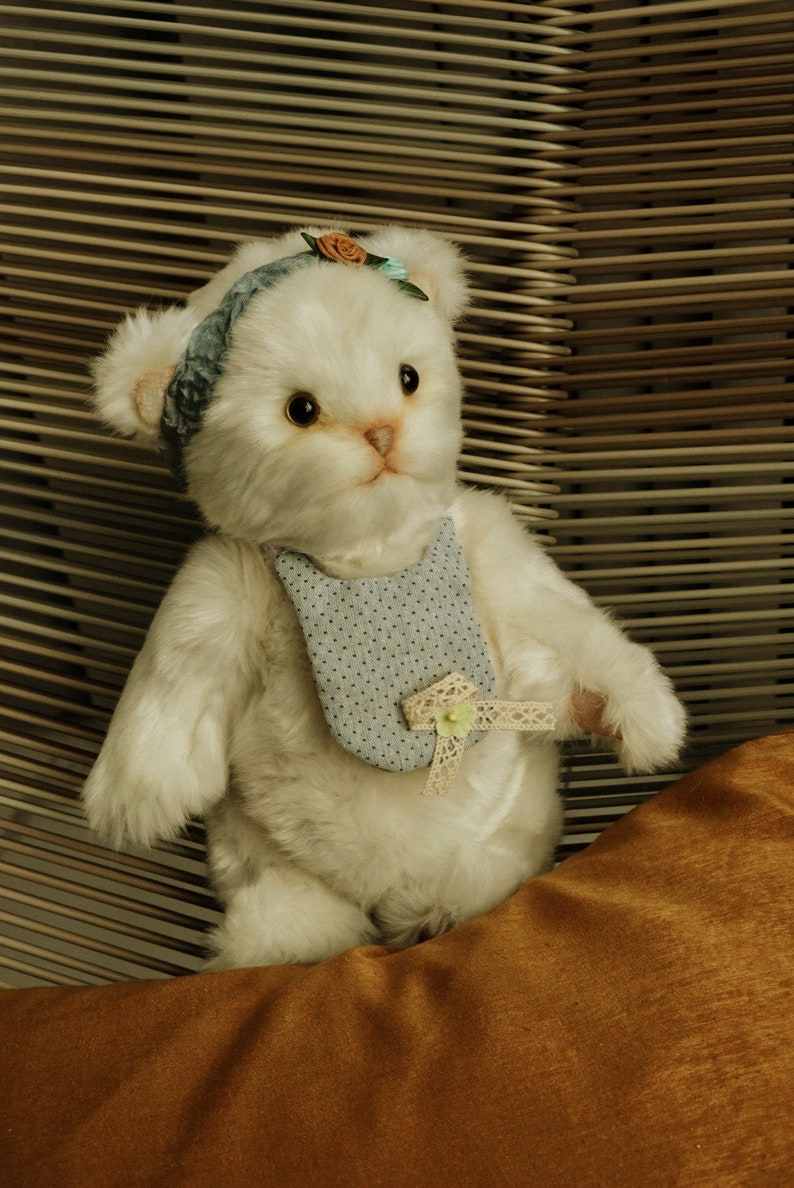 Long Pile White Fabric Teddy Bears Fabric for Doll Making 45cm - Etsy