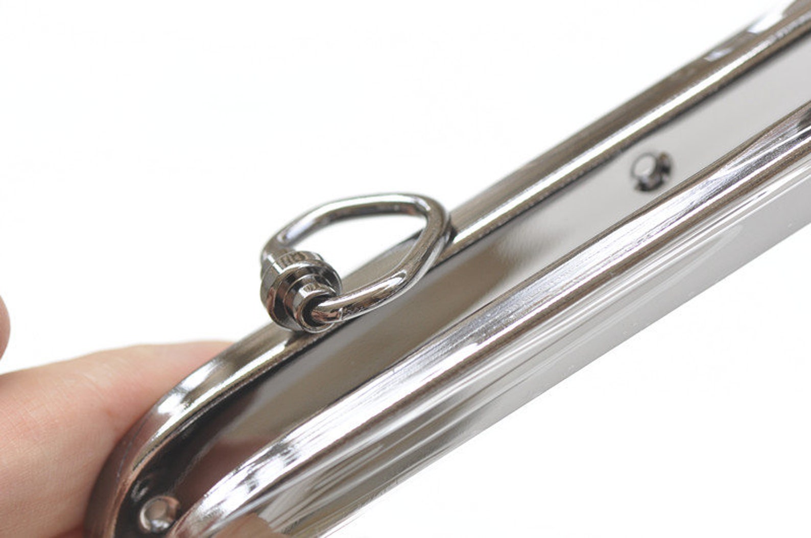 Metal Purse Frame Clutch Bag Purse Frame With Screws Gunmetal/ Light ...