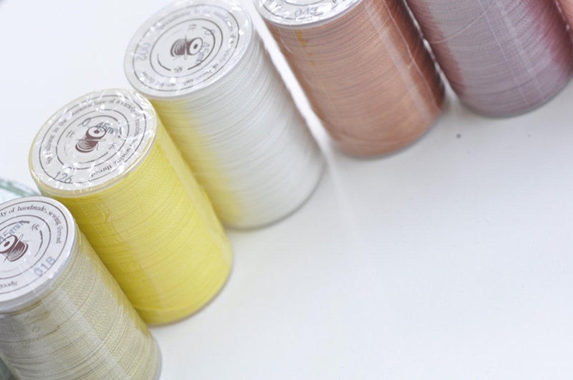 0.45mm Waxed Polyester Thread For Leather Craft Hand Sewing | Etsy
