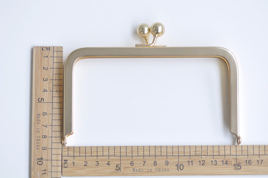 6" Matte Gold Purse Frame Glue-in Style 15cm X 8.5cm ( 6" X 3 1/3") - Etsy