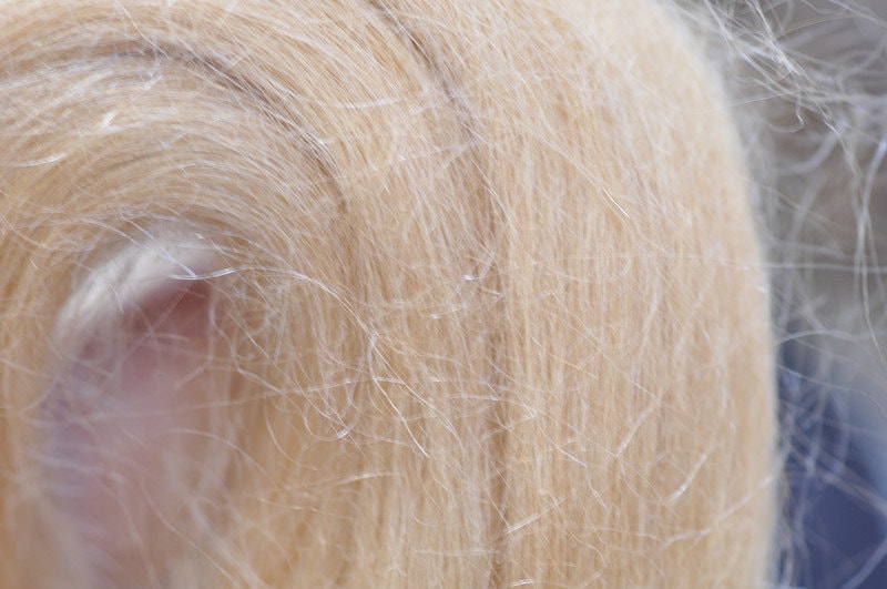 Angora Goat Mohair Wool Roving Needle Felting Wool Bundle Doll - Etsy