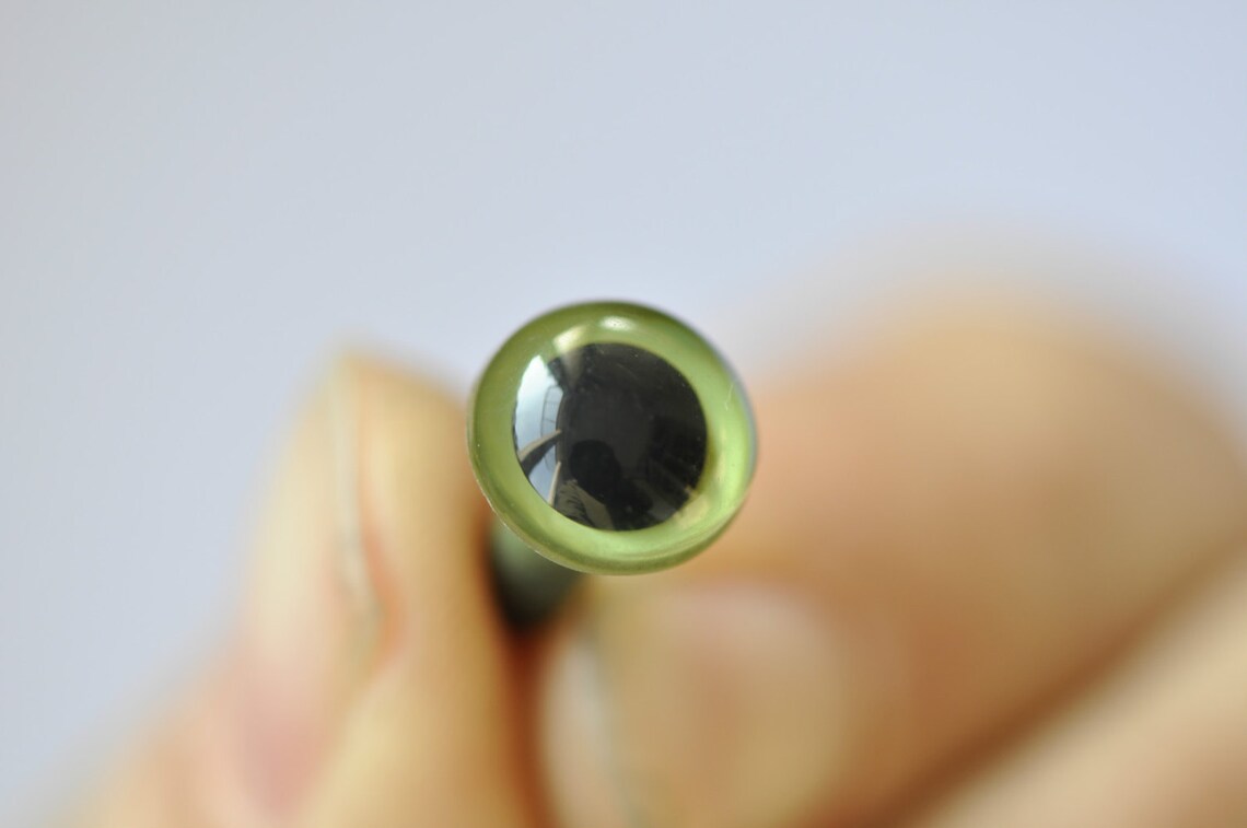 Pure Green Round Eyes/round Transparent Amigurumi Animals - Etsy