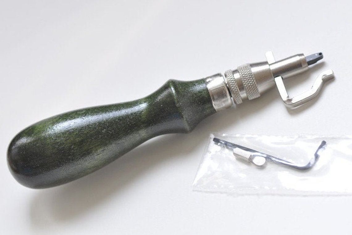 Adjustable Stitching Groover Leathercraft Tool Made in Japan - Etsy