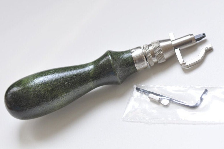 Adjustable Stitching Groover Leathercraft Tool Made in Japan - Etsy