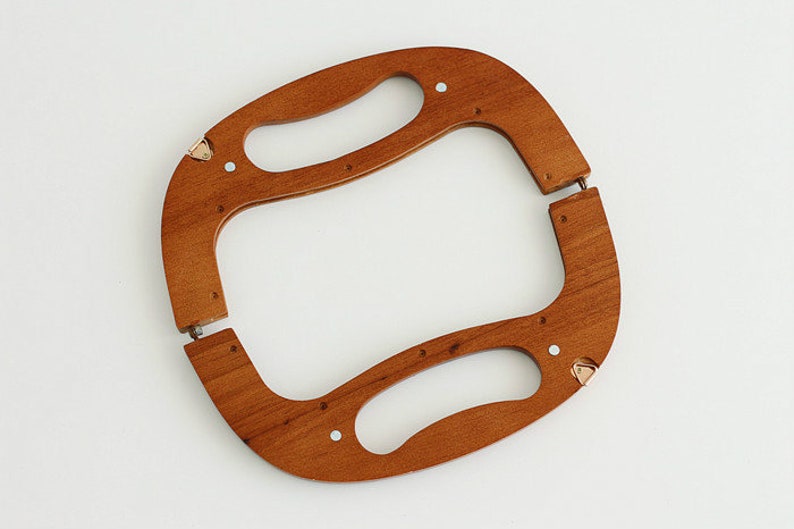 25cm 10 Retro Purse Frame / Large Wood Handle Purse - Etsy