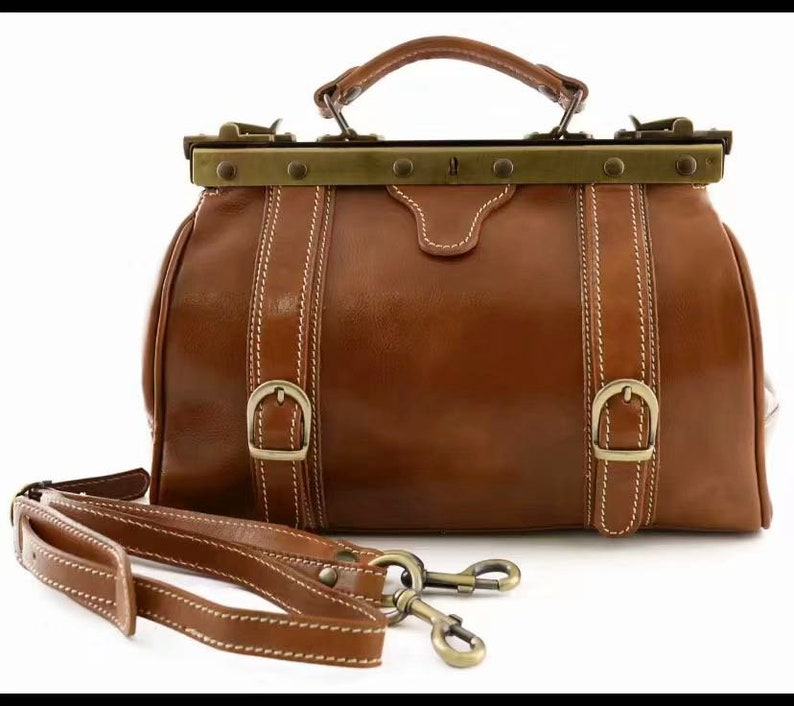 Doctor Bag Purse Frame With Screws Brushed Brass Metal Closure Purse ...