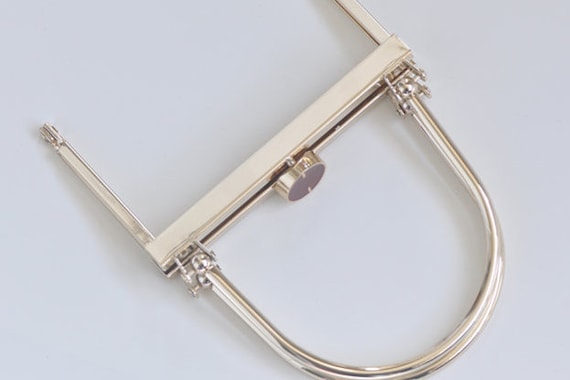 Retro Light Gold Purse Frame With Handle 12x7.5cm - Etsy