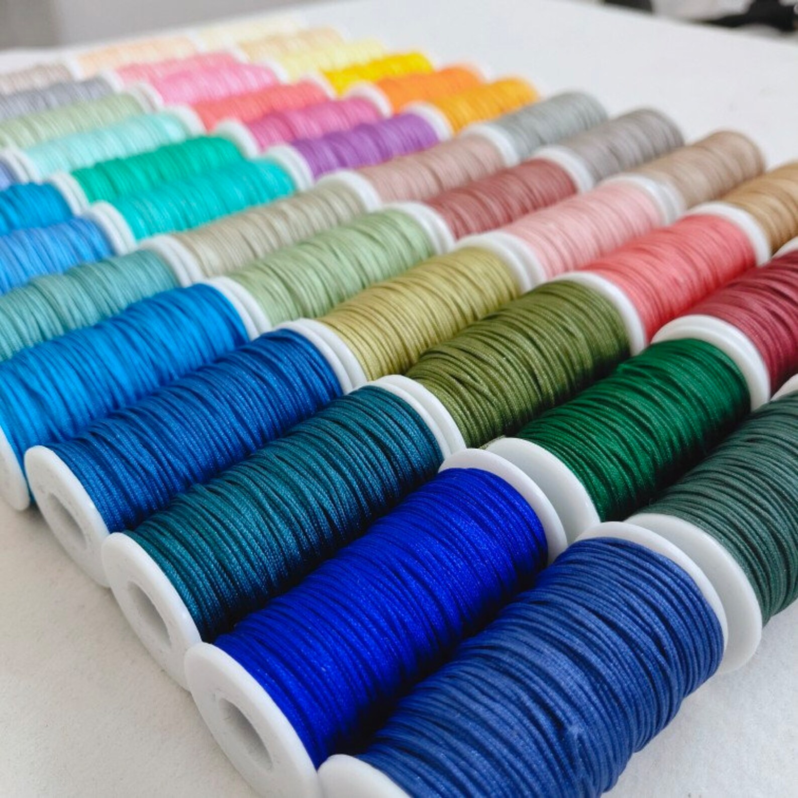 Jewellery Making Necklace Bracelet Weaving No.72 Strands 0.8mm X 25 ...