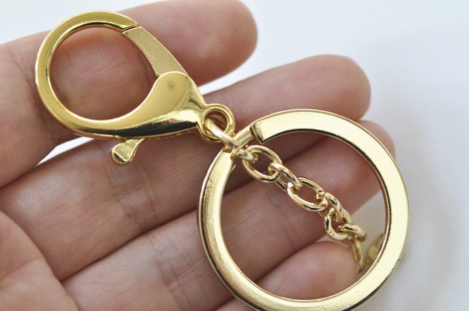 Large Purse Keychain Ring Lobster Clasp Bag Clip Lanyard - Etsy