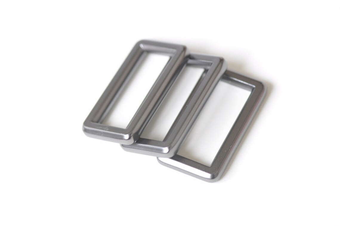 2 Pieces Rectangle Rings for Bags Fingdings /matte | Etsy