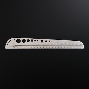Stainless Steel Ruler Multifunction 26.3cm - Etsy