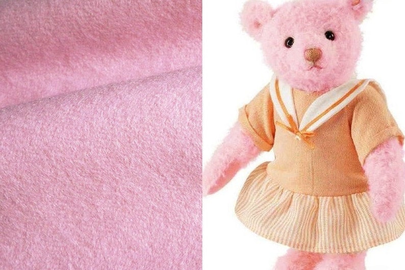 150cm X 50cm Pink Teddy Bears Fabric for Doll Making - Etsy