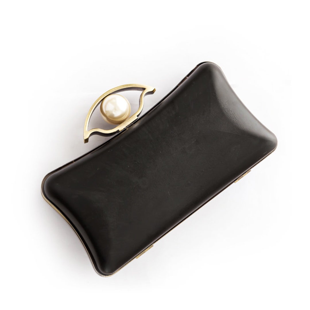 18cm ( 7") Box Purse Frame Clutch Bag Glue-in Purse Frame Pick Color ...