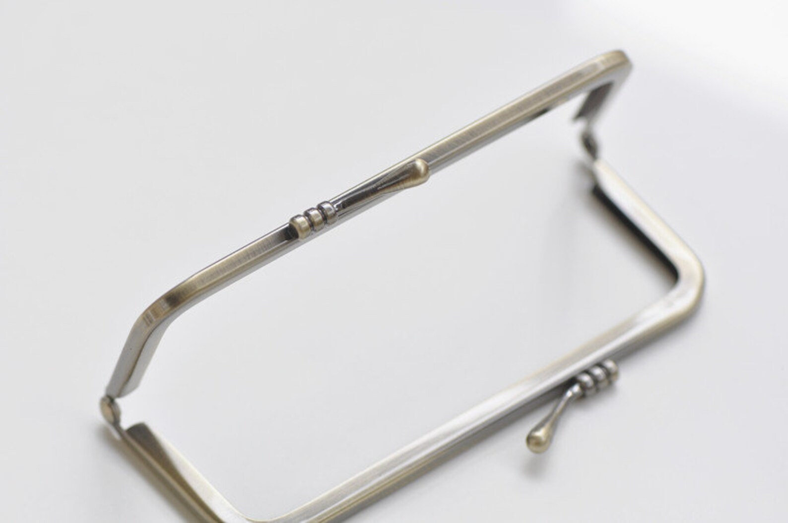 12.5cm Bronze Purse Frame Retro Clutch Bag Frame 12.5cm X 5.5cm (5“ X 2 ...