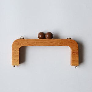 20cm ( 8") Retro Purse Frame Wood Handle Purse Frame With Screws Pick ...