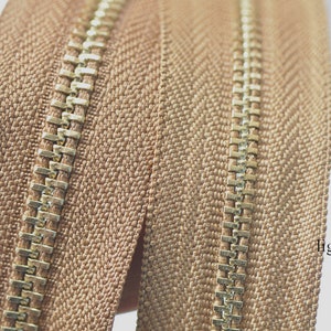 Handbag Zippers No.3 Red/beige/ Yellow/ Light Brown/ Dark Brown/ Coffee ...