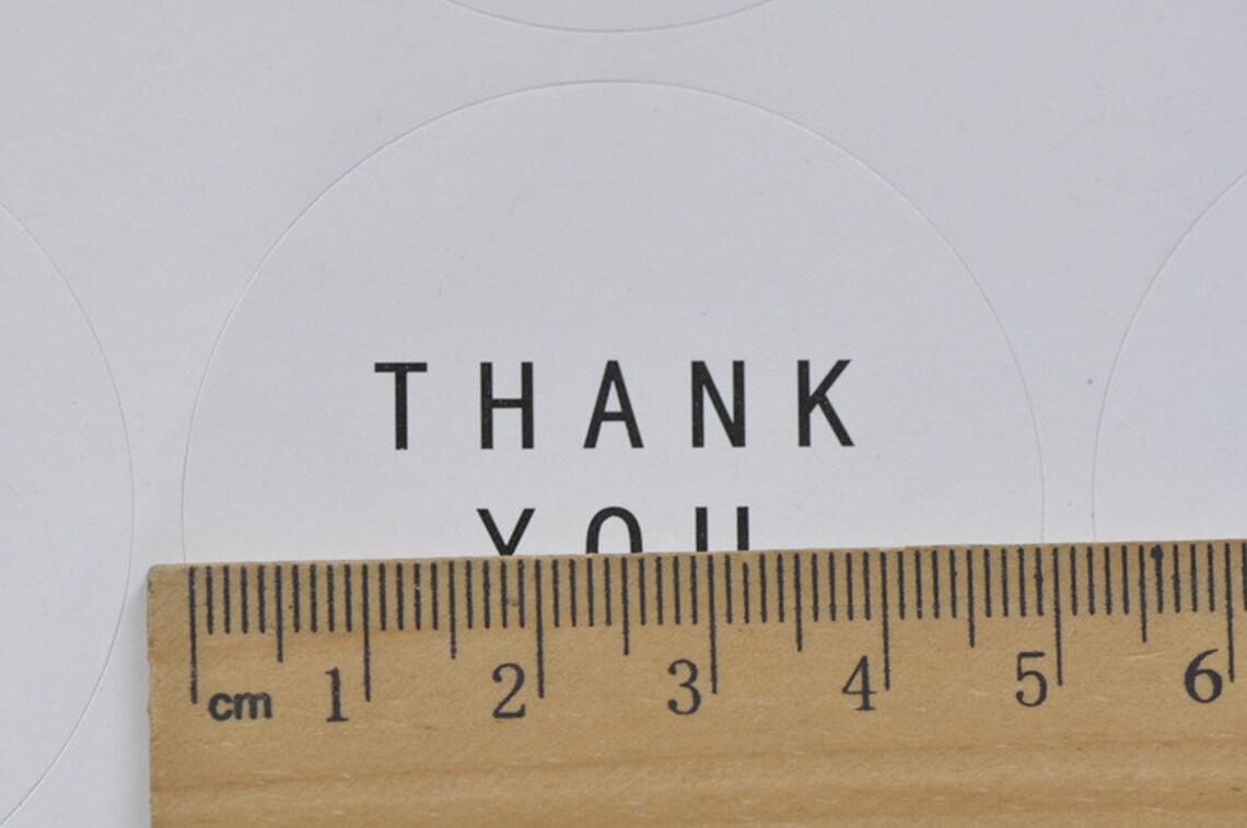 100pcs Thank You Stickers Thank You Cards Business - Etsy