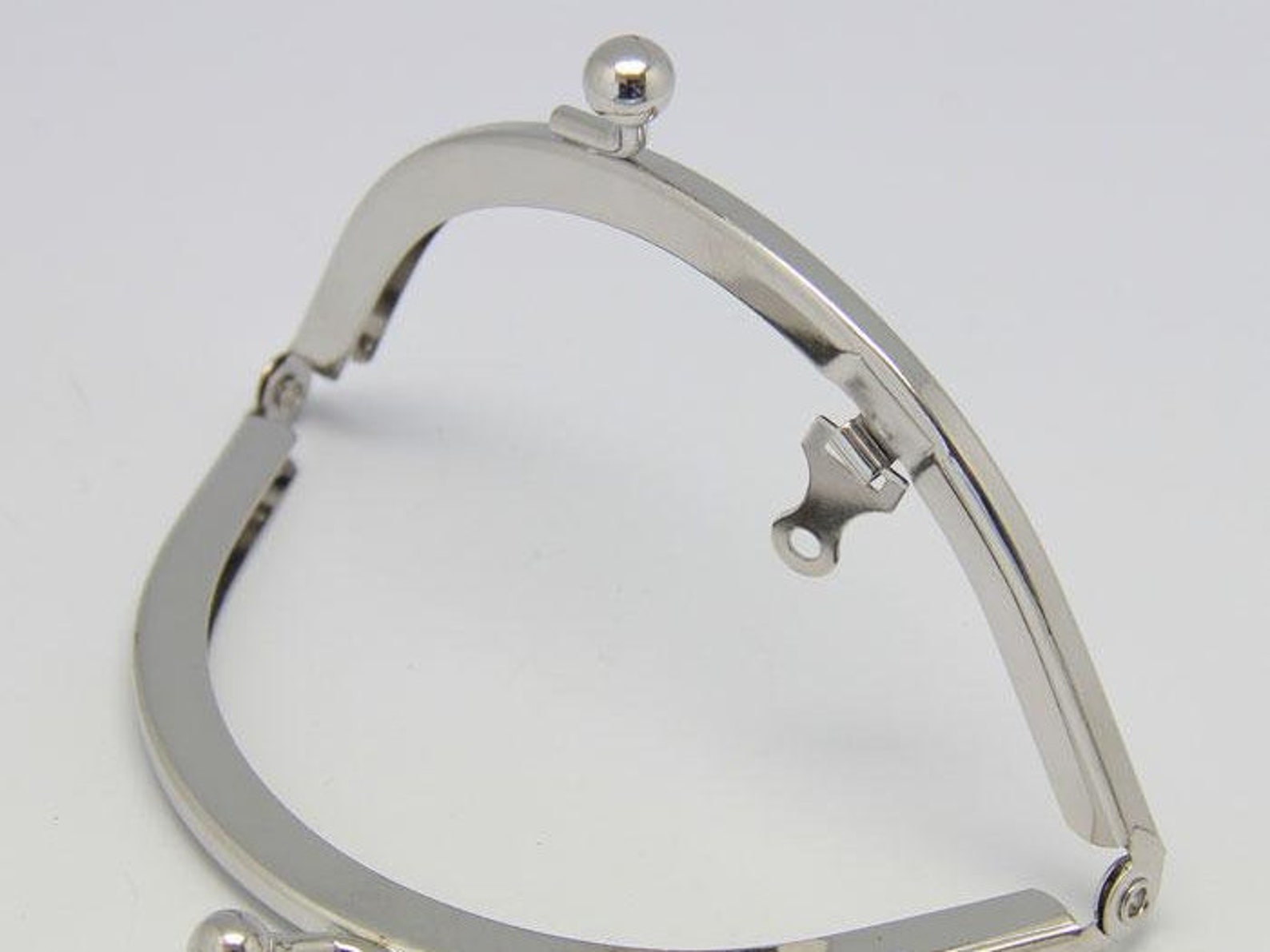 Retro Silver Purse Frame Handle Purse Frame 10.5cm 4 | Etsy