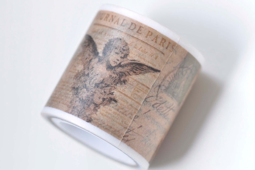 Retro Angel Washi Tape /japanese Masking Tape/ Deco Tape 40mm Wide X 5m ...