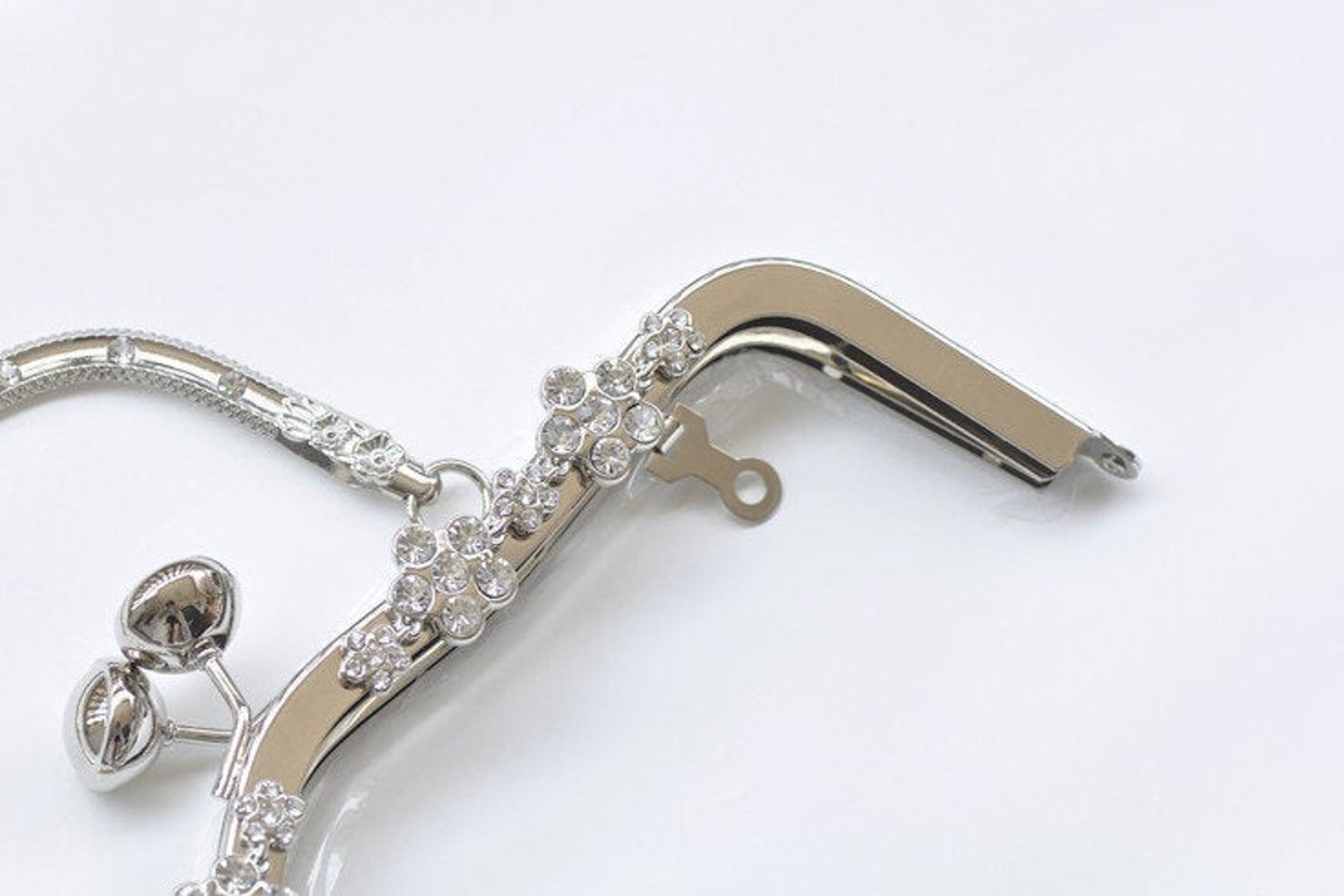 Silver Purse Frame Clutch Bag Handle Purse Frame With Screws - Etsy