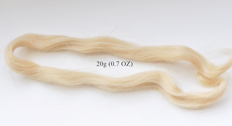 Angora Goat Mohair Wool Roving Needle Felting Wool Bundle Doll - Etsy