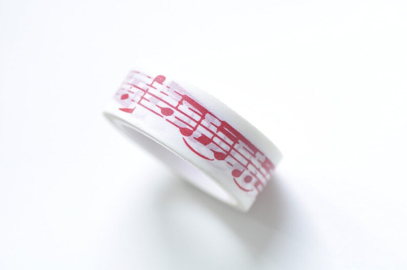 Music Note Washi Tape Musical Scrapbooking Tape 15mm Wide X - Etsy