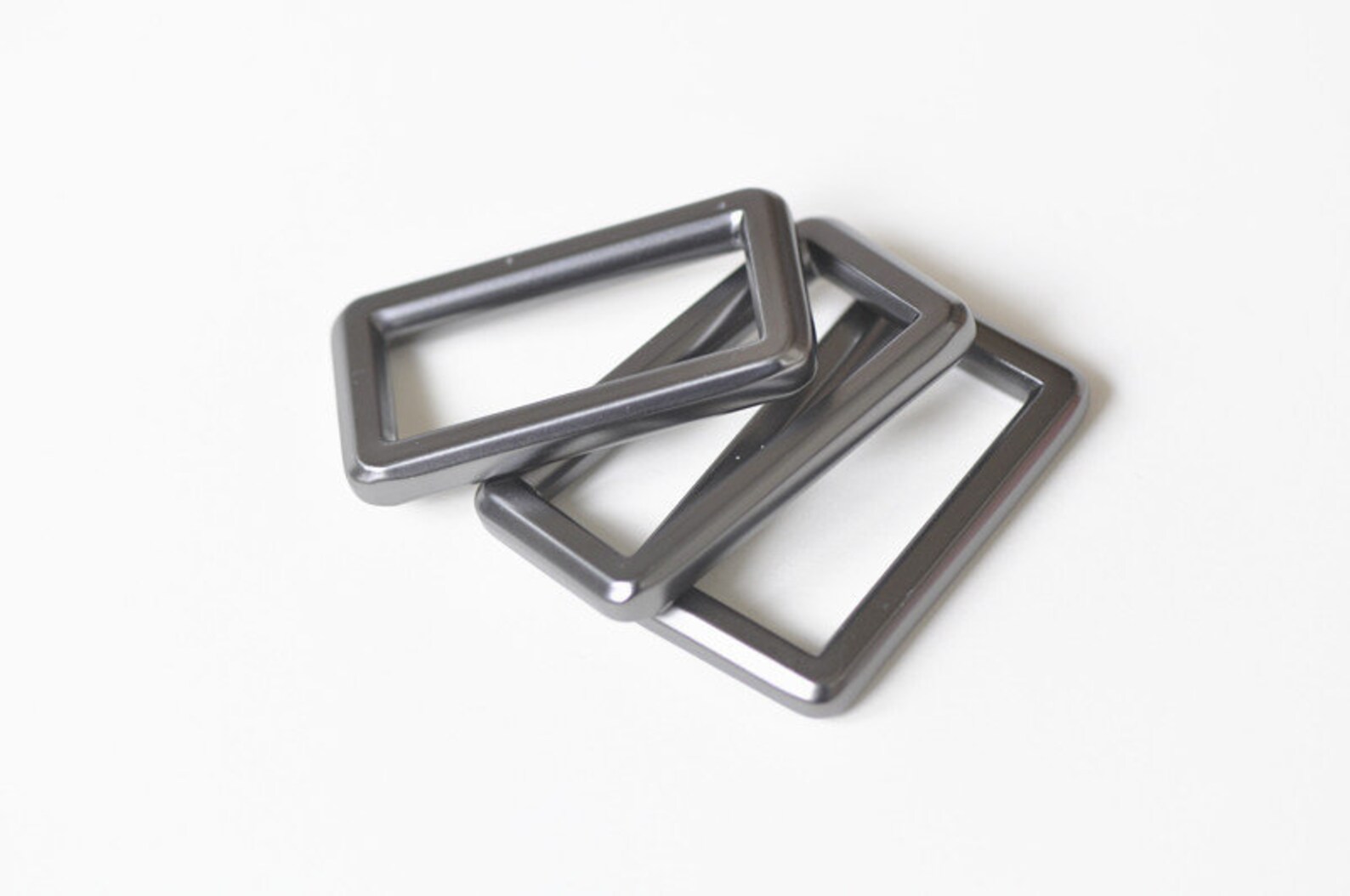 2 Pieces Rectangle Rings for Bags Fingdings /matte | Etsy