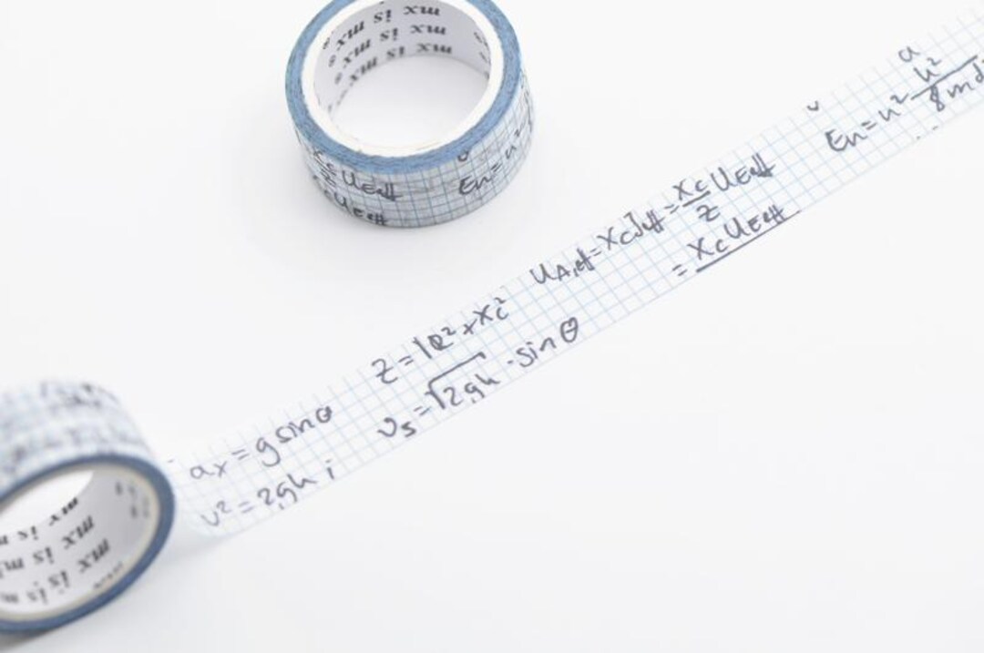 Math Formula Washi Tape 15mm X 5 Meters No.12288 - Etsy