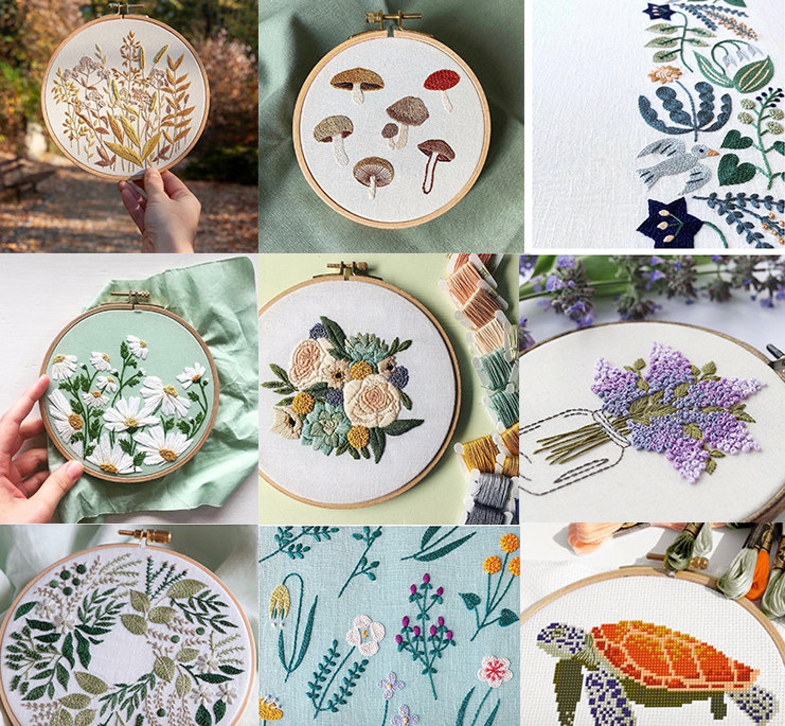 1 Embroidery Thread Sewing Essential Various Colors 8 Meters A - Etsy