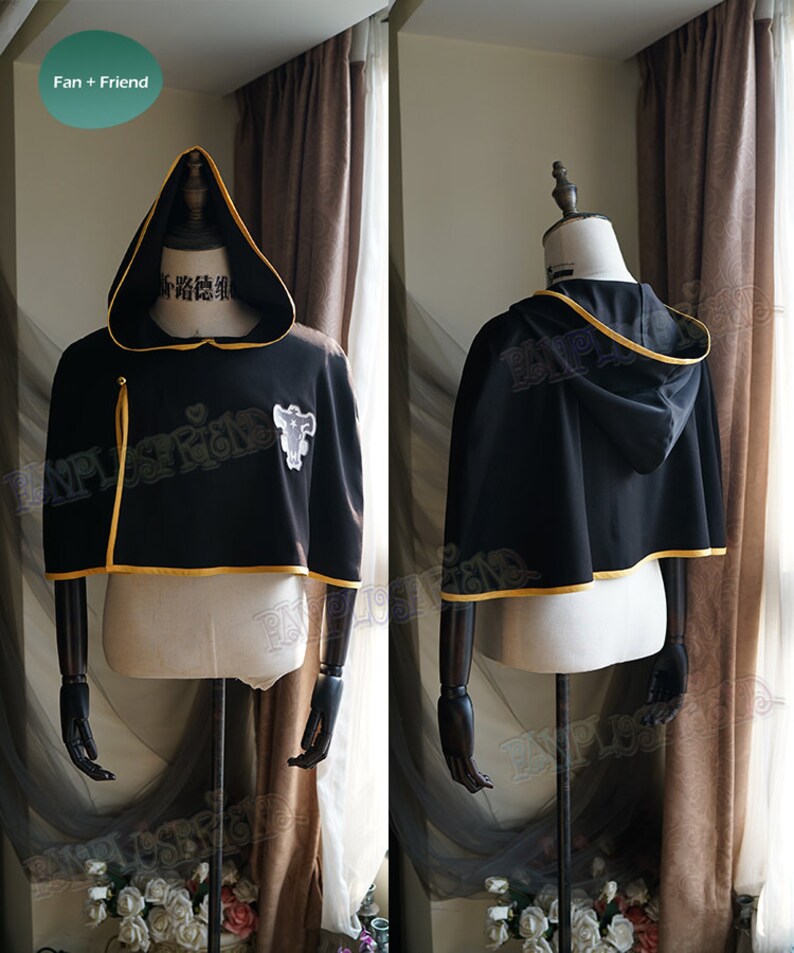 Black Clover Cosplay Asta Costume Set - Etsy