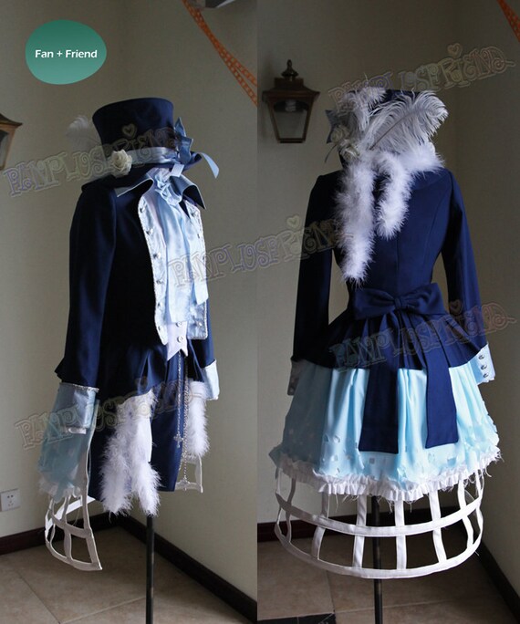Black Butler Cosplay Ciel Phantomhive Dark Blue Costume