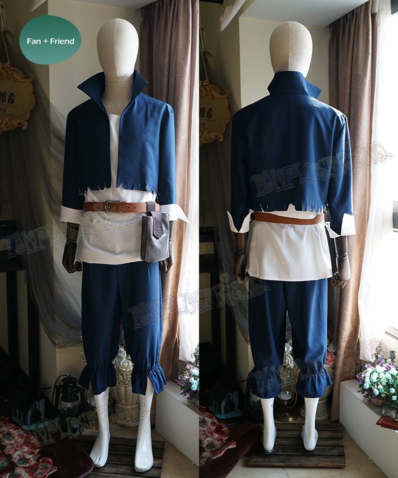 Black Clover Cosplay Ensemble de costumes Asta | Etsy