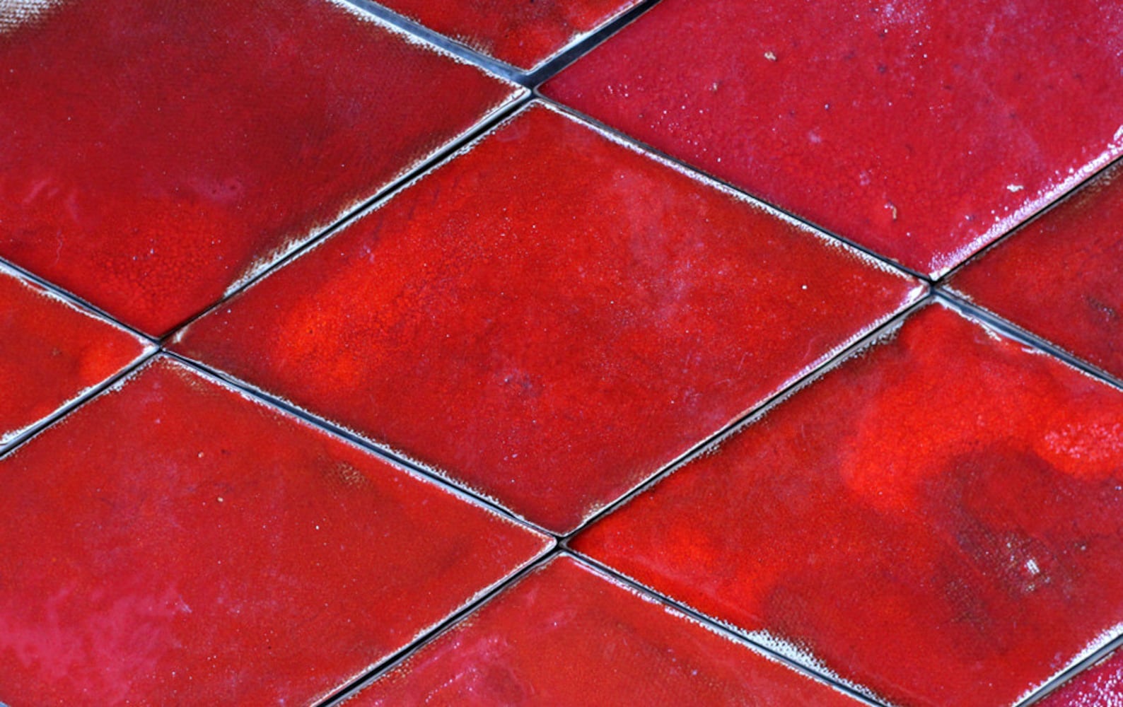 10 Pieces Pack Rhombus Tile Red - Etsy