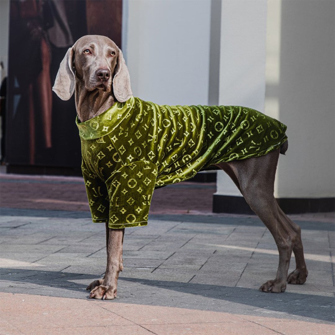 Dog Velvet Sweatshirts, Dog Coats, Warm Dog Clothing, Large Dog ...