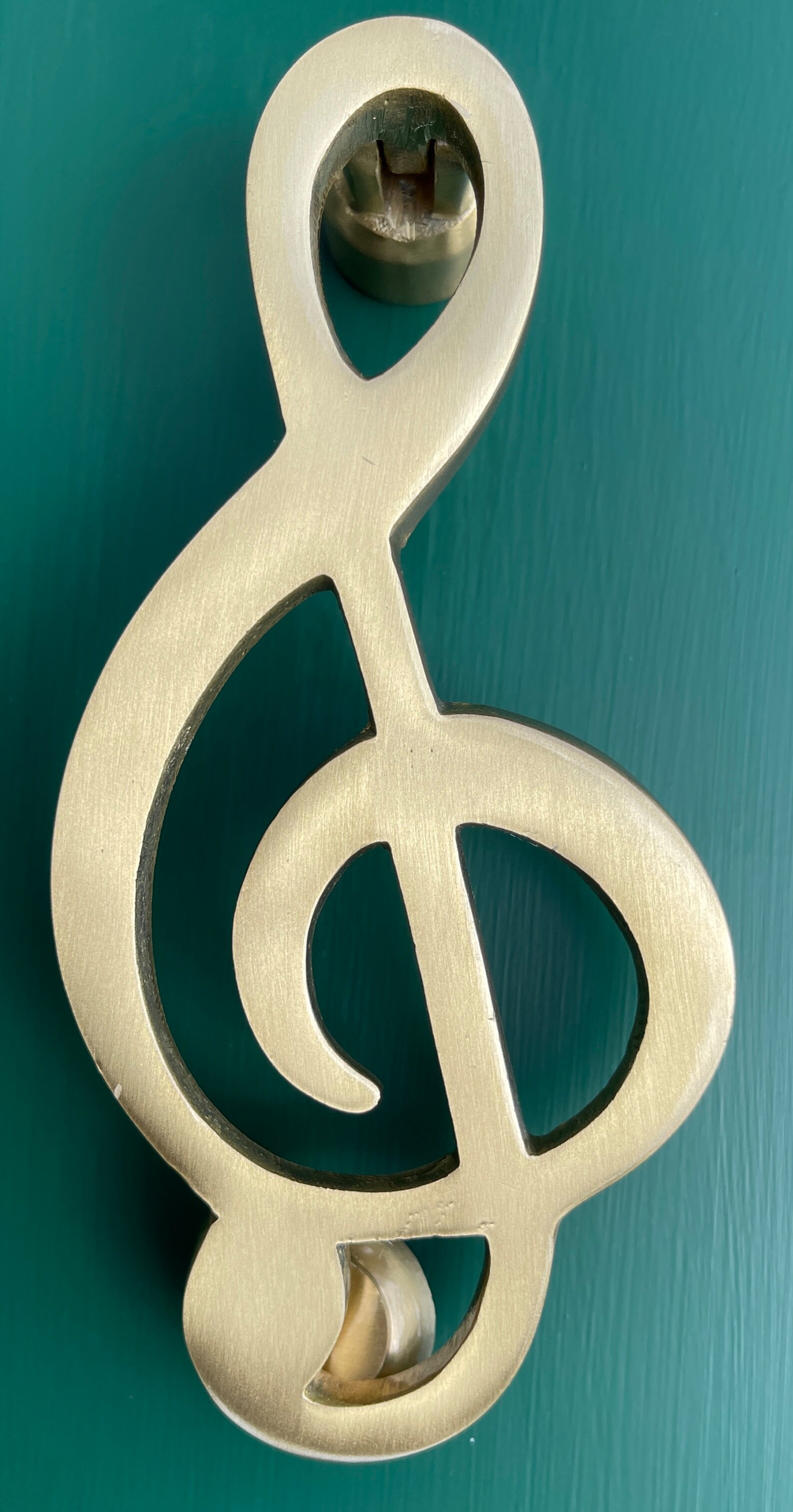 Music Treble Clef Door Knocker - Etsy
