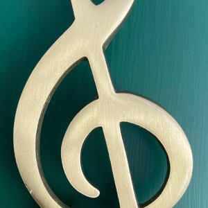 Music Treble Clef Door Knocker - Etsy