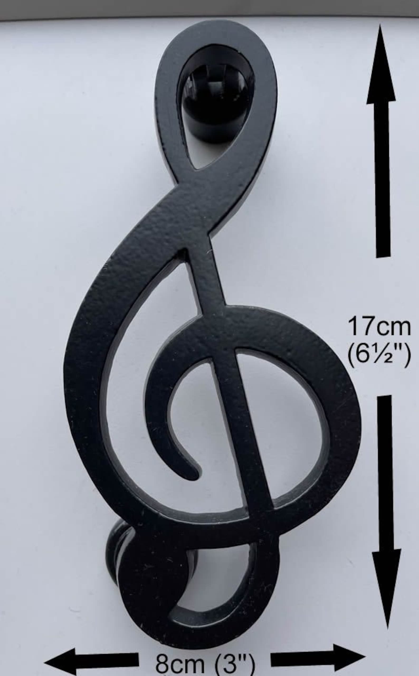 Music Treble Clef Door Knocker - Etsy