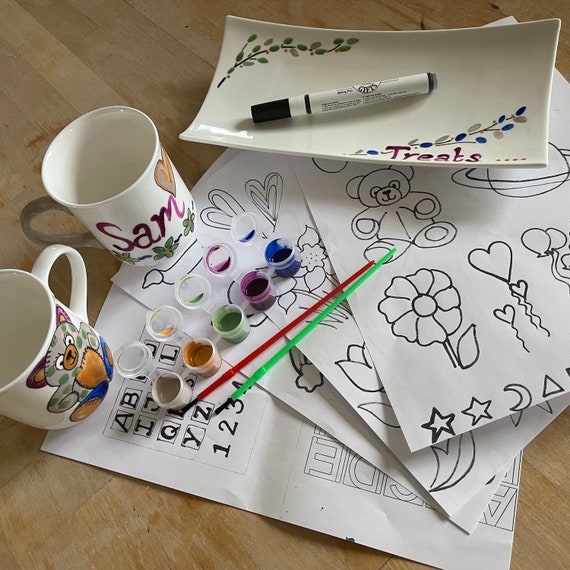 Paint Your Own Craft Kit | Etsy