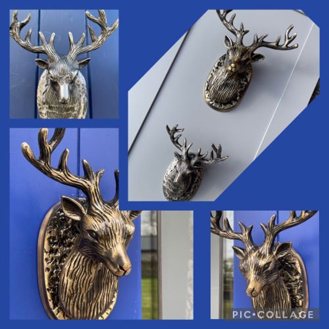 Supersize Highland Stag Door Knocker - Free UK Postage - Etsy