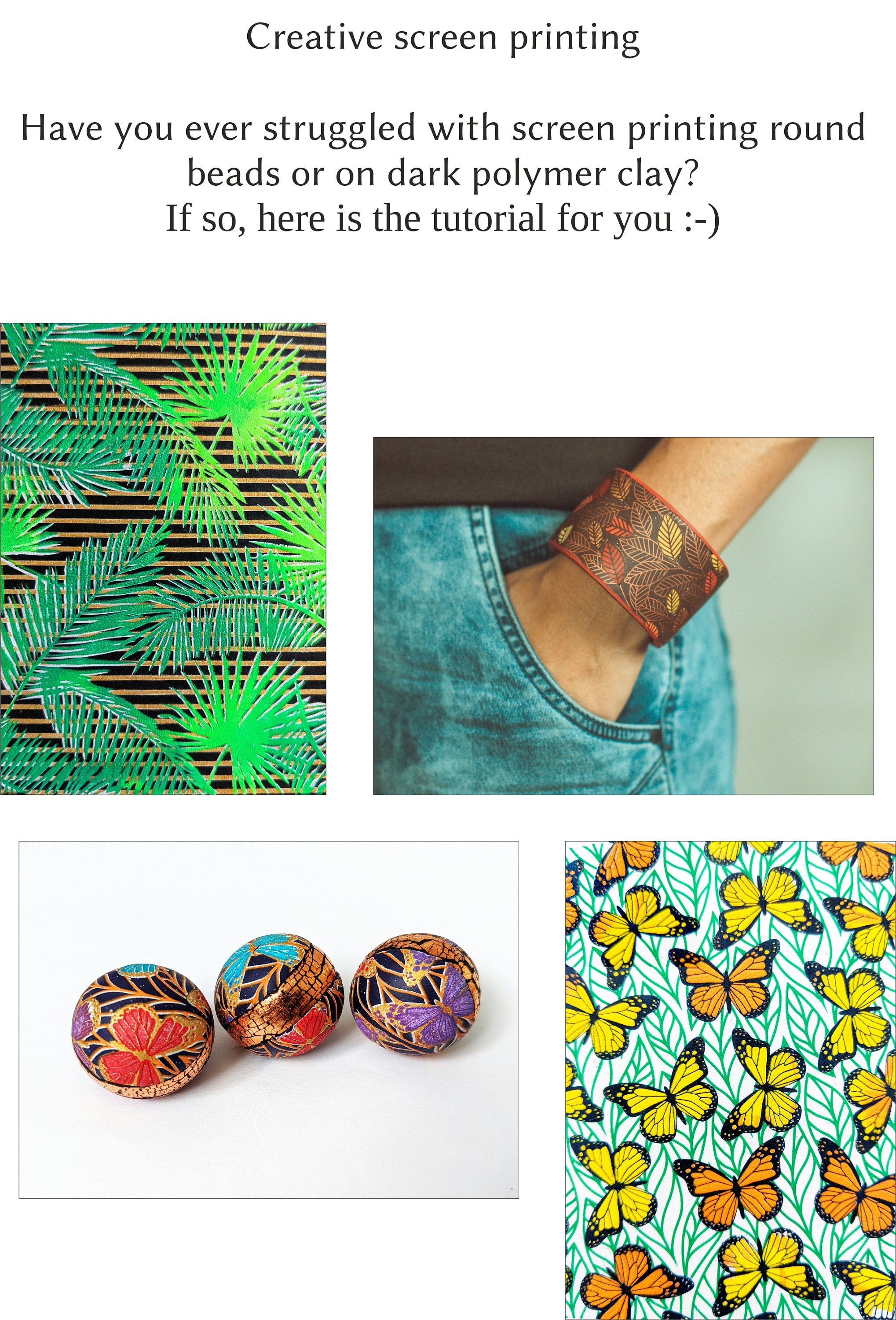 Creative Screen Printing Tutorial - Etsy