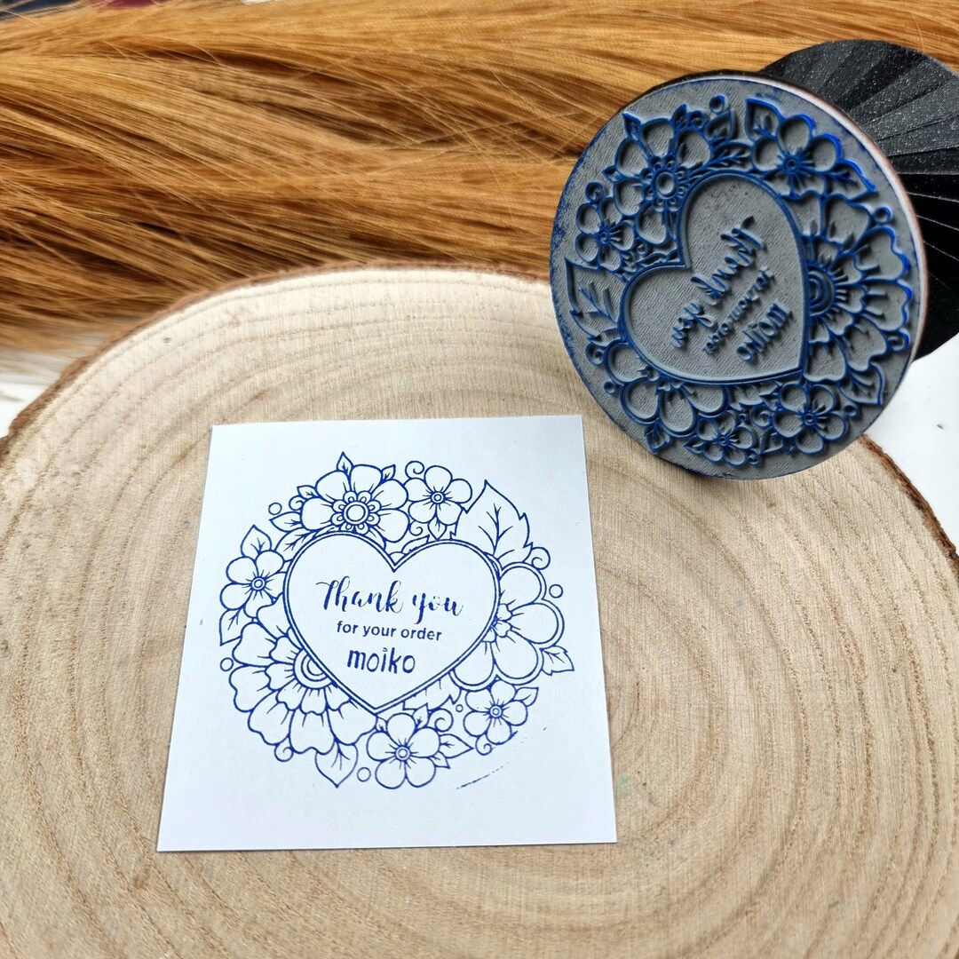 Custom 'thank You' Stamp - Etsy