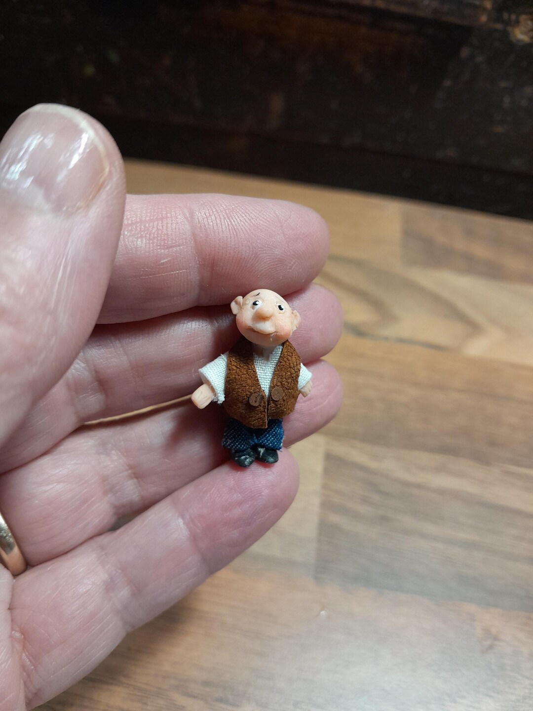 48th Scale Hand Sculpted Little Standing Man by Kastlekelm Miniatures ...