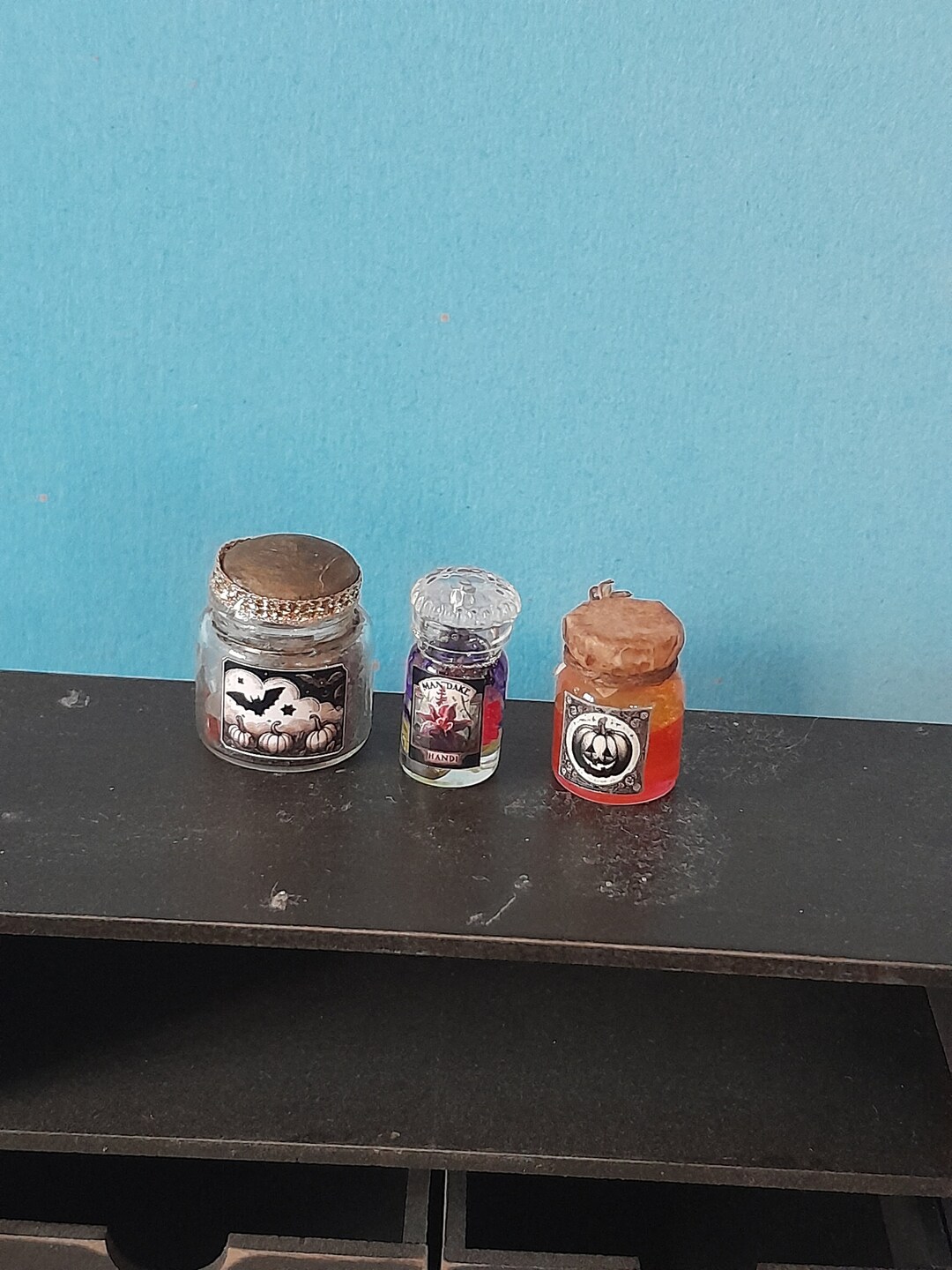 3 Unusual Potions for a 12th Scale Witch Hand Made by Sam Kelm - Etsy UK