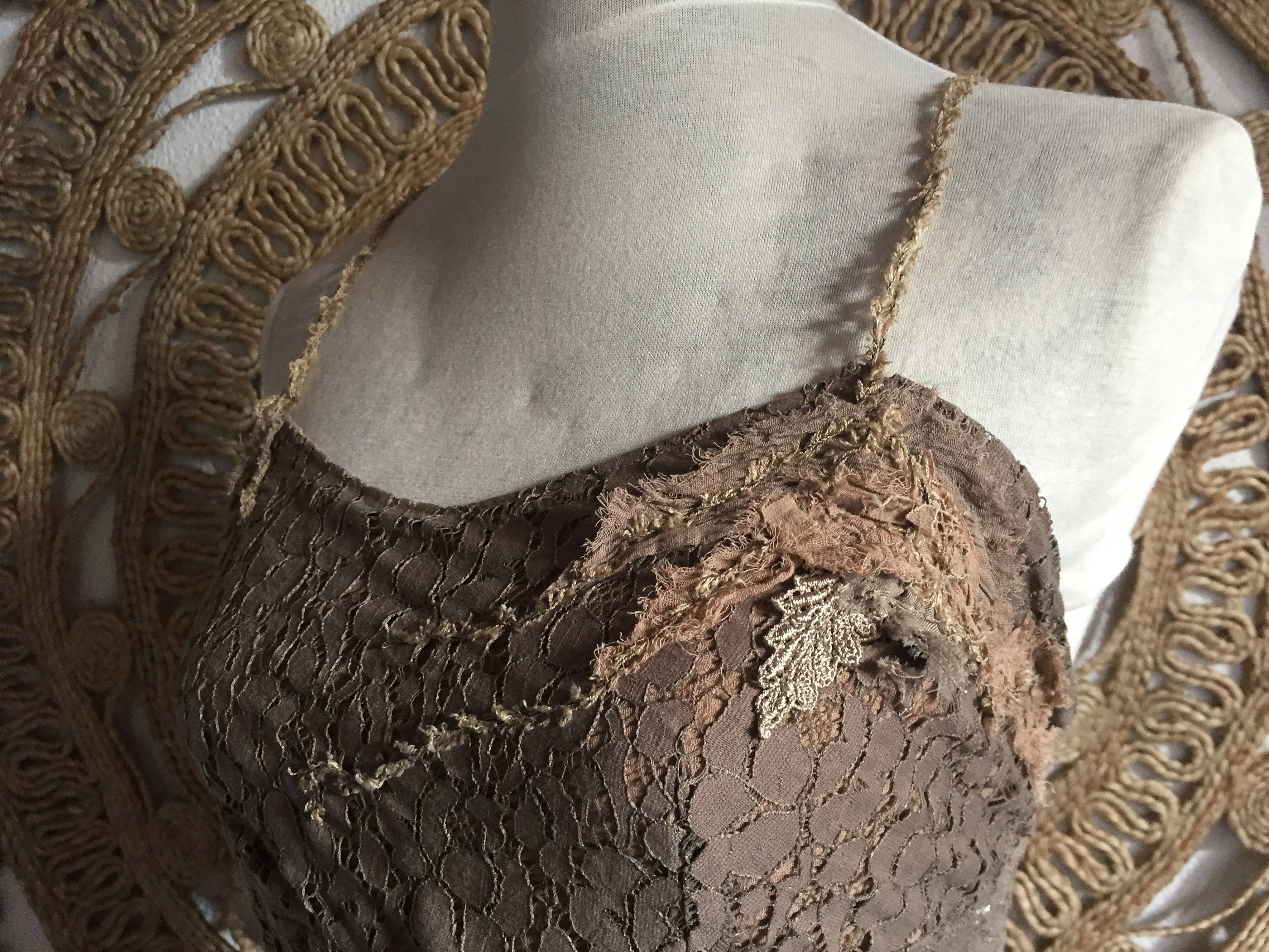 Swamp Nymph Top - Tribal, Festival, Shamanic, Gipsy, Boho, Raw, Earthy ...