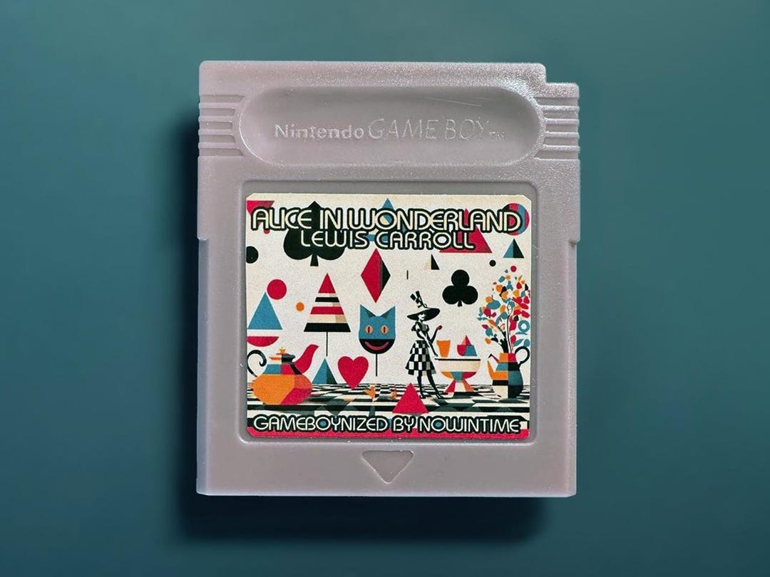 Custom Game Boy Cartridge With Books and Literature Classics – Perfect ...