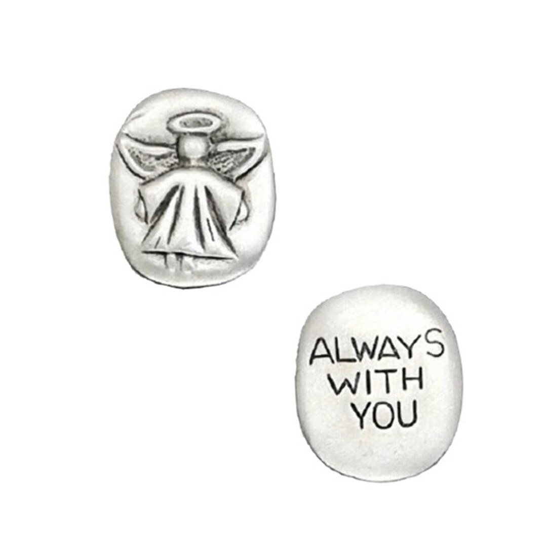 Handmade Pewter Pocket Token - ALWAYS WITH YOU - Dog Cat Horse Angels ...