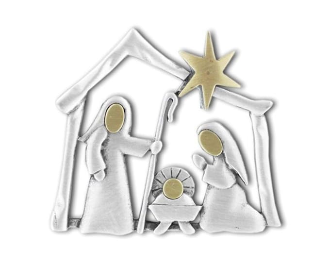 Nativity Pin - Etsy