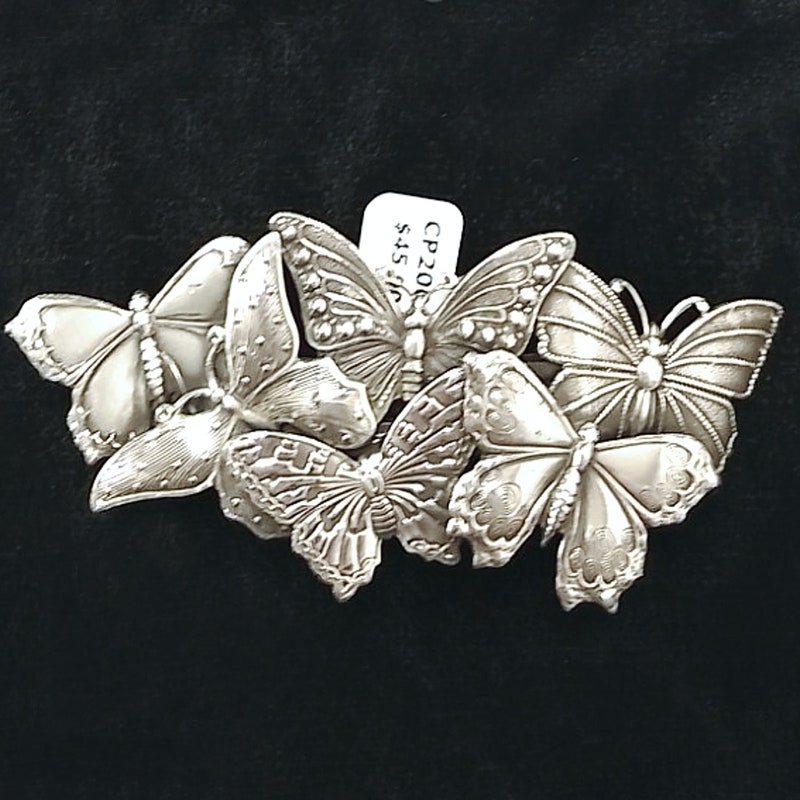 Butterfly Hair Barrette - Etsy